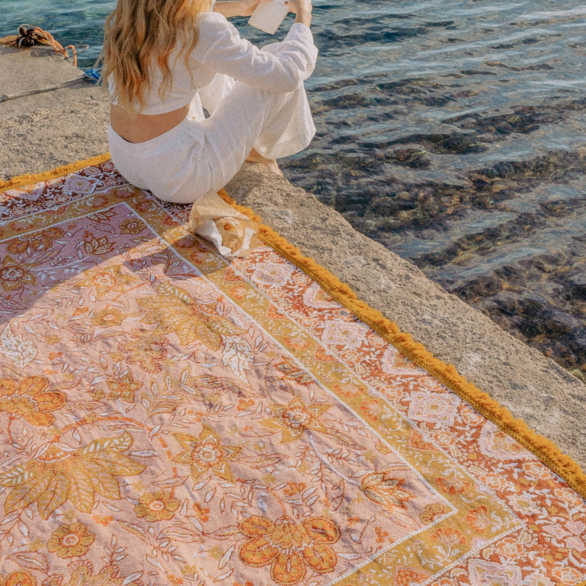 Woven Picnic Rugs | Woven Boho Picnic Blankets Australia – ISLA Label ...