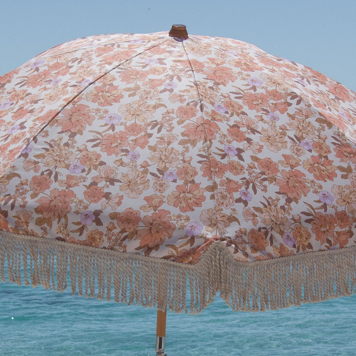 Extra Large Beach Umbrella Australia | Big Beach Parasol With Tassels ...