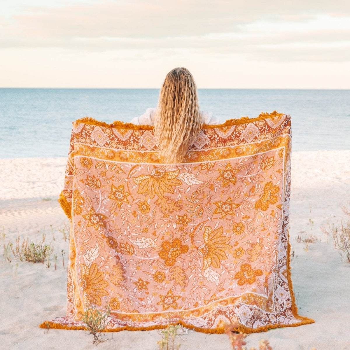 Beach Mats Australia | Large Boho Beach Blanket & Woven Beach Rugs ...