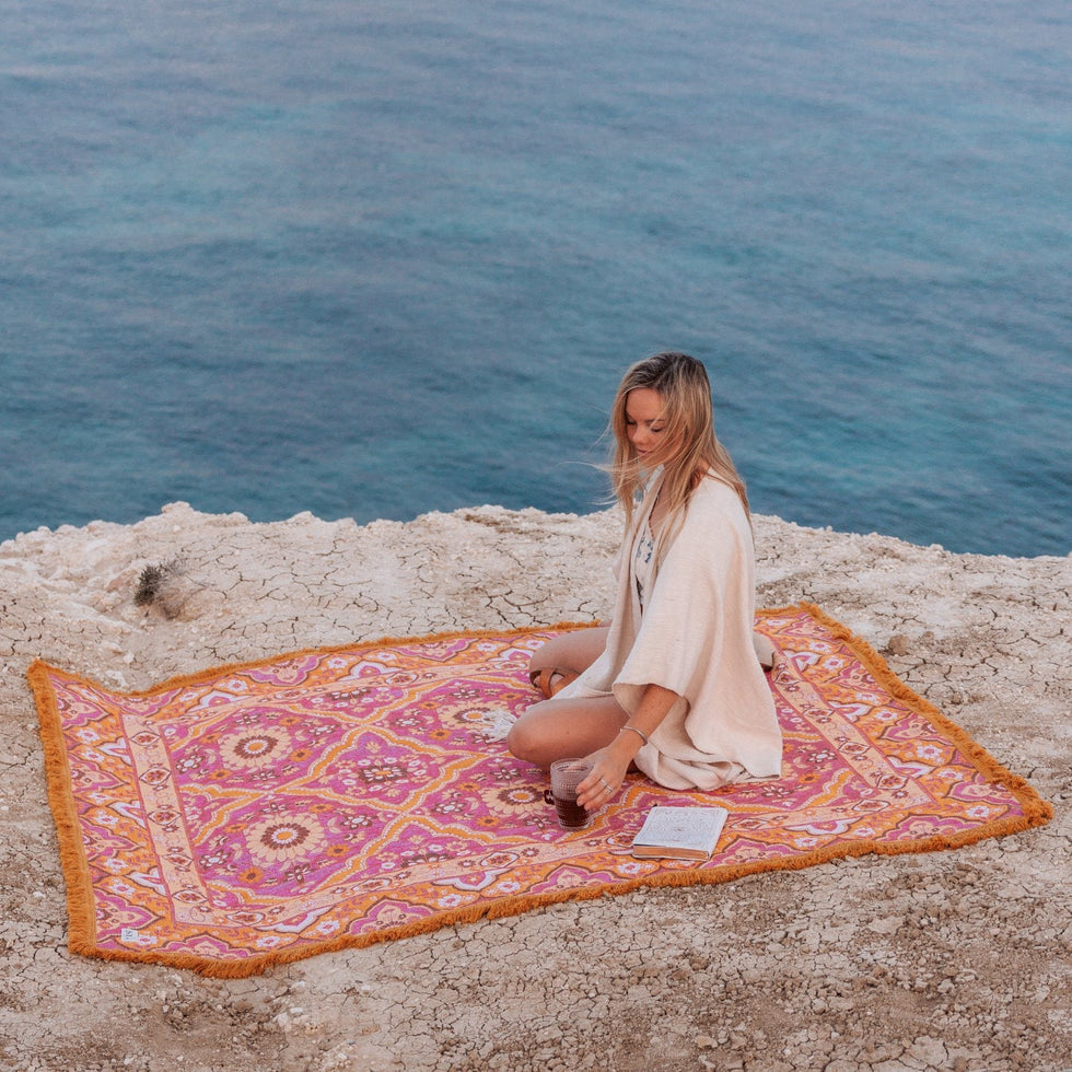 Boho Picnic Rugs, Beach Umbrellas, Towels, Bags & Chairs – ISLA Label ...