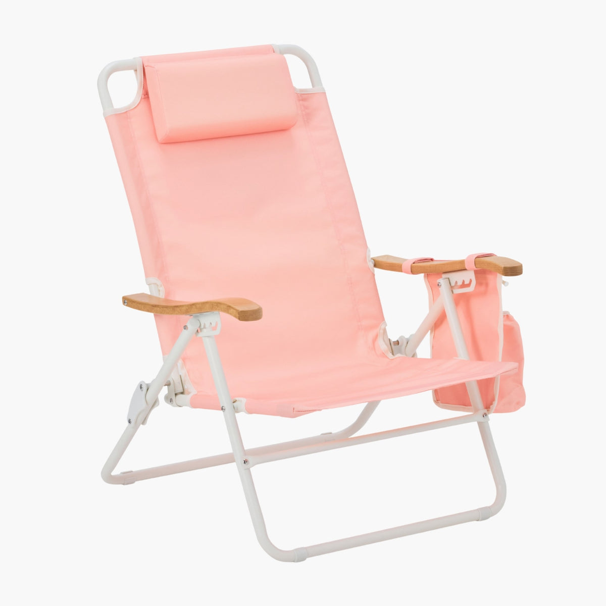 Peach Reclining Beach Chair Lounger – ISLA