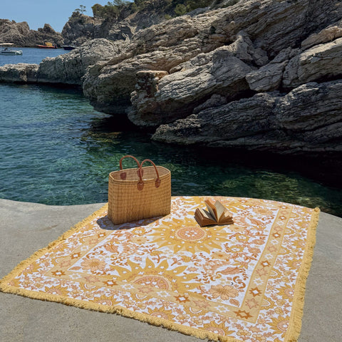 Boho Picnic Rugs, Beach Umbrellas, Towels, Bags & Chairs – ISLA Label ...